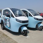 Raysince latest model enclosed electric tricycle China top sales 3 wheel electric car for adults
